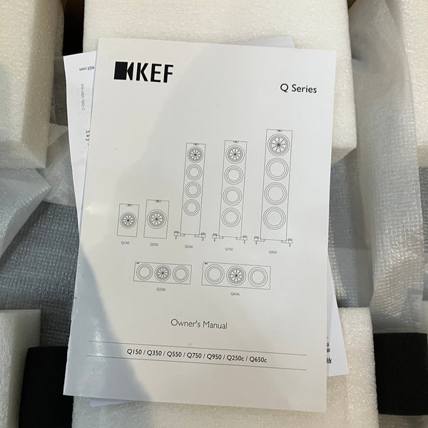 KEF Q150 Passive Bookshelf Speakers Pair - Evolution Music