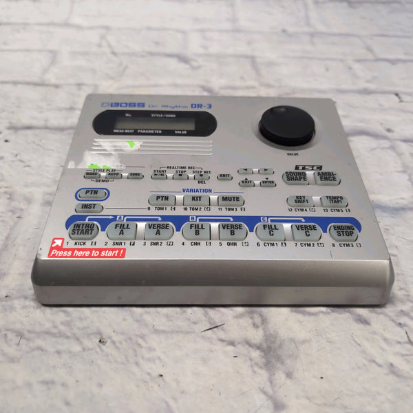 Boss DR-3 Dr Rhythm Drum Machine w/Power Supply - Evolution Music