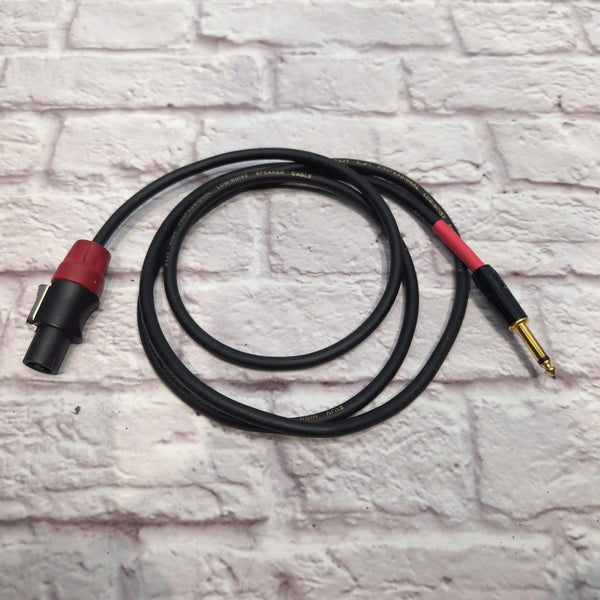 EVJV Speakon to 1/4" Speaker Cable - 6' - Evolution Music