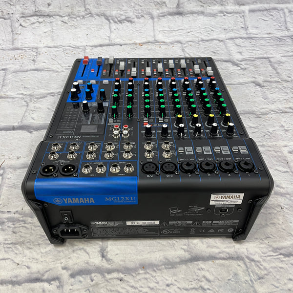Yamaha MG12XU 12 Channel Mixer - Evolution Music