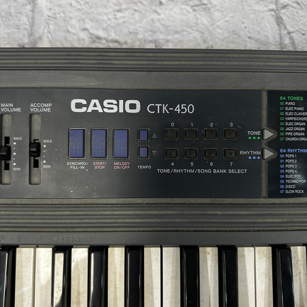 Casio CTK 450 Digital piano - Evolution Music