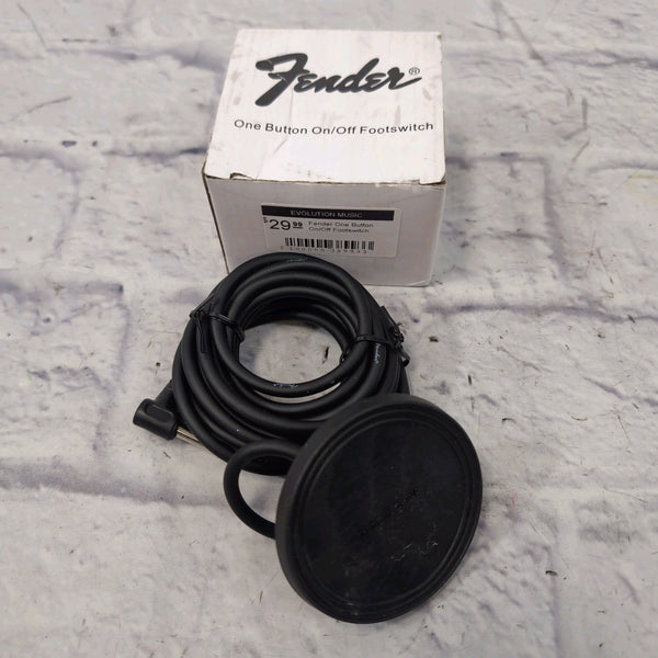 Fender One Button On/Off Footswitch - Evolution Music