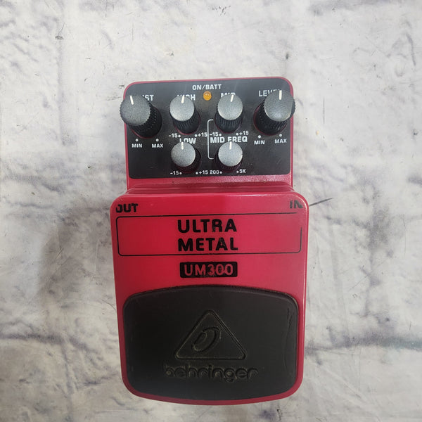 Behringer UM300 Ultra Metal Distortion Pedal - Evolution Music