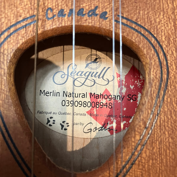 Seagull Merlin Natural Mahogany SG Dulcimer - Evolution Music