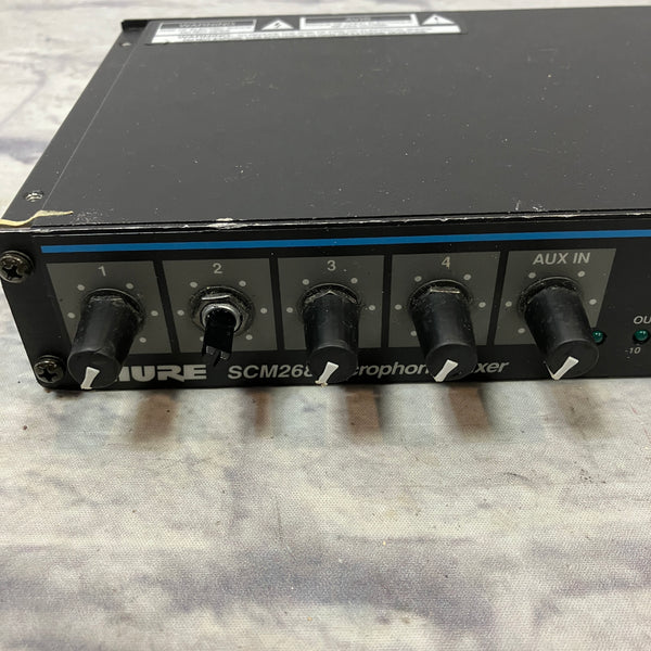 Shure SCM268 Microphone Mixer - Evolution Music