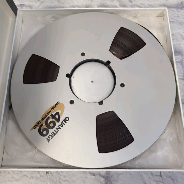 Ampex Quantegy 499 Grand Master Gold 1/2" x 2500' Reel to Reel Audio t ...