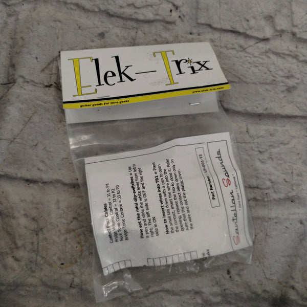 Elek-Trix Solderless Les Paul Wiring Harness - Evolution Music