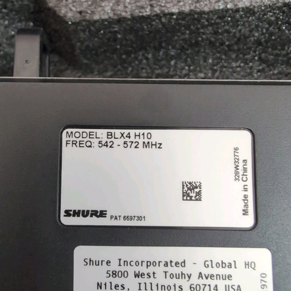 Shure Wireless SM58 BLX2 Mic with BLX4 Wireless Receiver Microphone Sy ...
