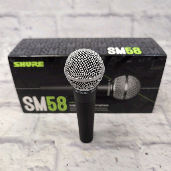 Shure SM58 Dynamic Vocal Microphone - Evolution Music