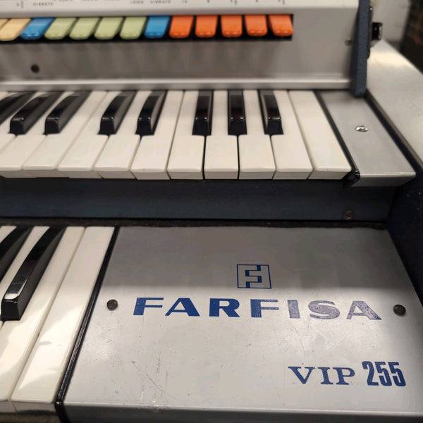 Farfisa VIP-255 Combo Organ Double Manual with Pedals CLEAN ...