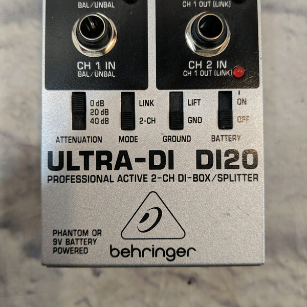 Behringer Ultra DI20 Active DI Box - Evolution Music