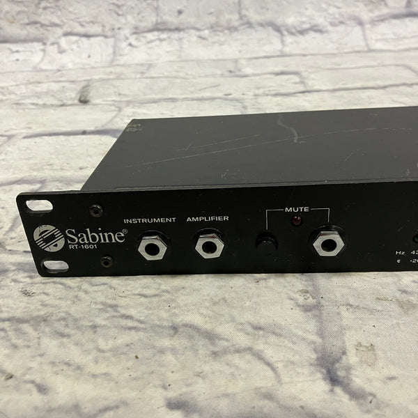 Sabine RT-1601 Rack Tuner - Evolution Music