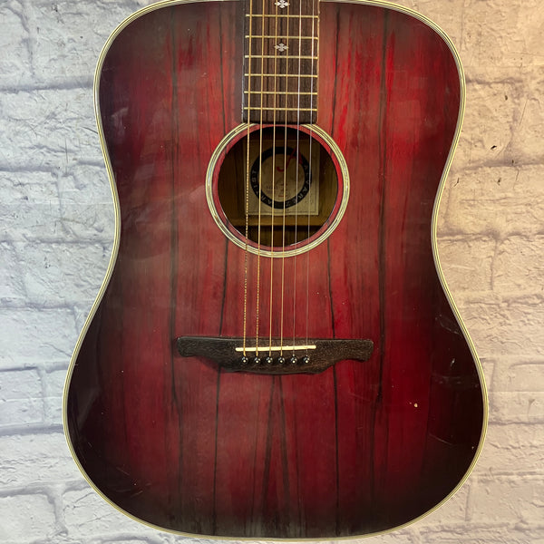 Alvarez Artist Series 5043 Deep Crimson Acoustic Guitar (With Hard Cas ...