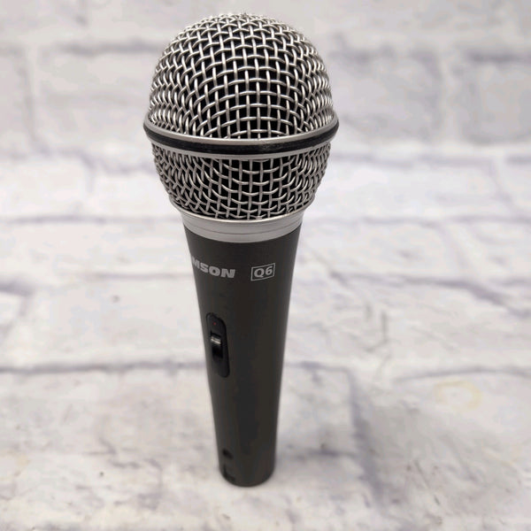 Samson Q6 Dynamic Microphone with Switch - Evolution Music