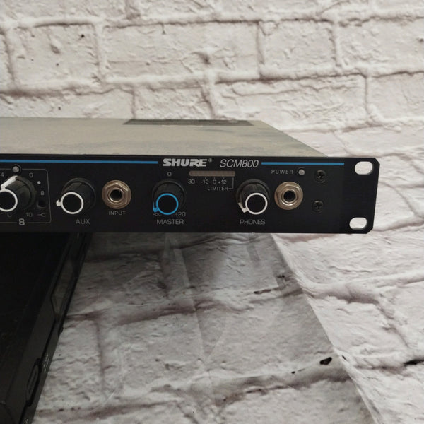 Shure SCM800 8-Channel Mic/Line Level Mixer w/ EQ - Evolution Music