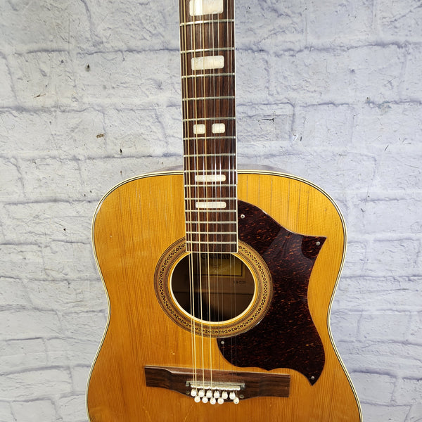 Dyko Vintage 1960s Japan 12 String with Case - Evolution Music