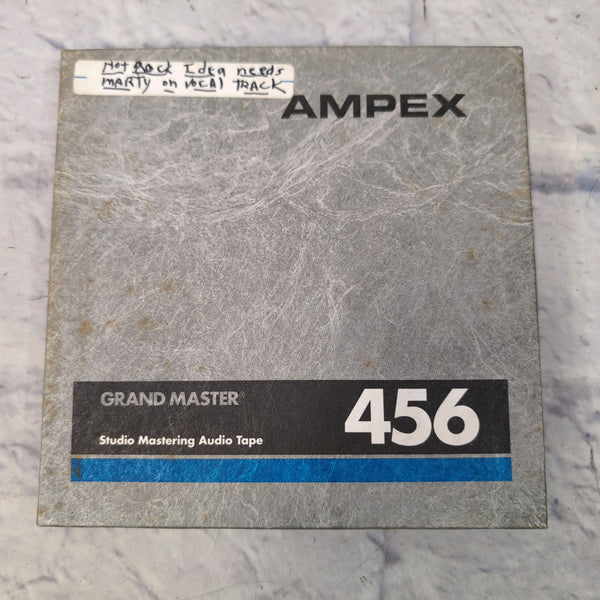 Ampex 456 Grand Master 1/4" x 1200' 7" Reel to Reel Mastering Audio Ta ...