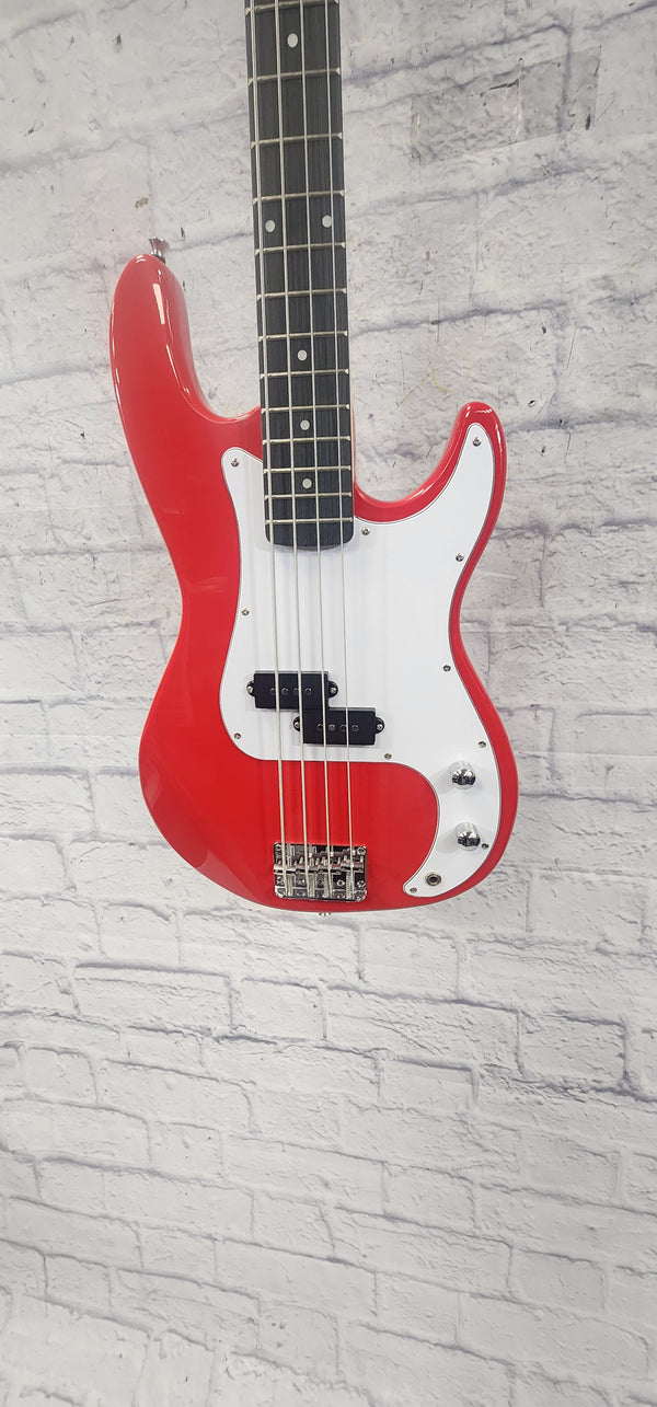 Glarry P-Bass 4 String Red 4 String - Evolution Music