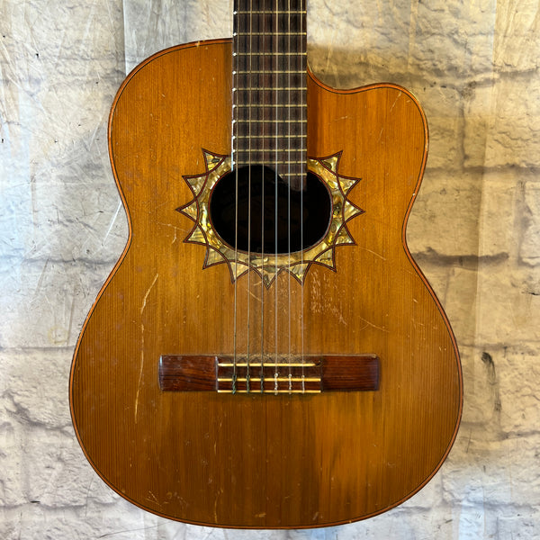 Jose Luis Velazquez Parlor Size Nylon String Parlor Acoustic Guitar ...