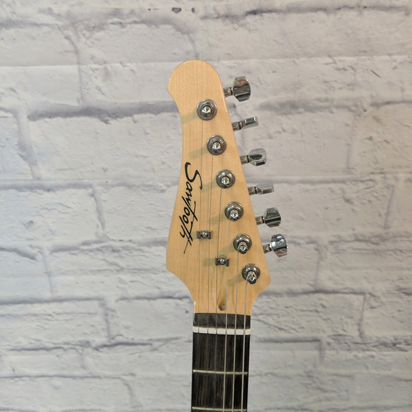 Sawtooth ET Series Tele Style Left Handed Lefty Surf Green Electric Gu ...
