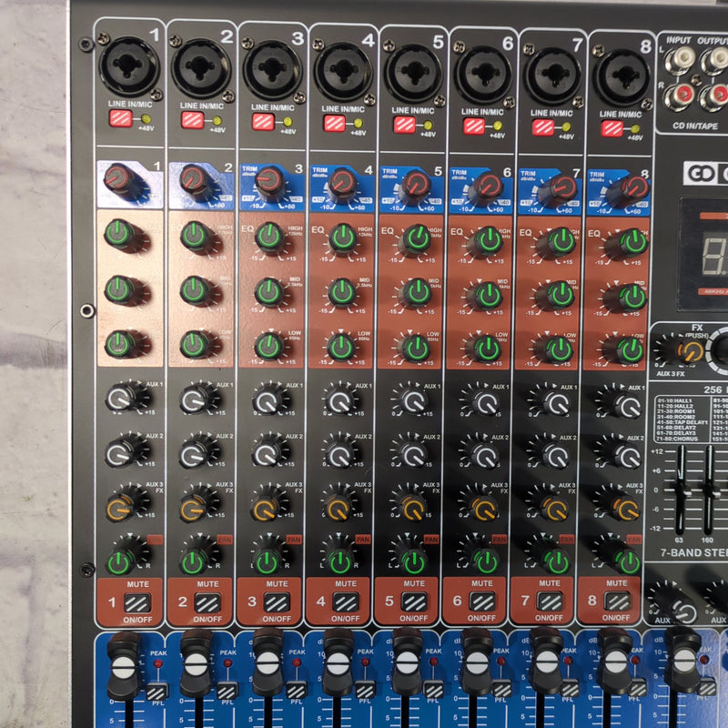 Guarda AE-80mp3 8 Channel Mixer - Evolution Music