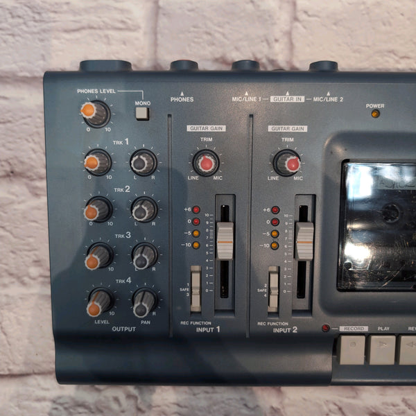 TASCAM Porta 02 mkII Ministudio 4-Track Cassette Recorder 2000s - Blue ...