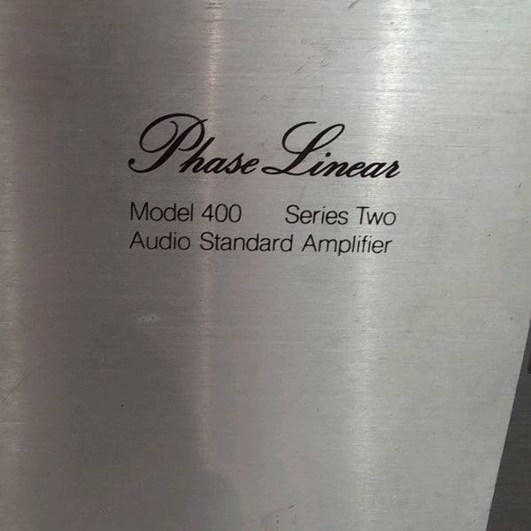 Phase Linear 400 Series 2 Stereo Power Amplifier - Evolution Music