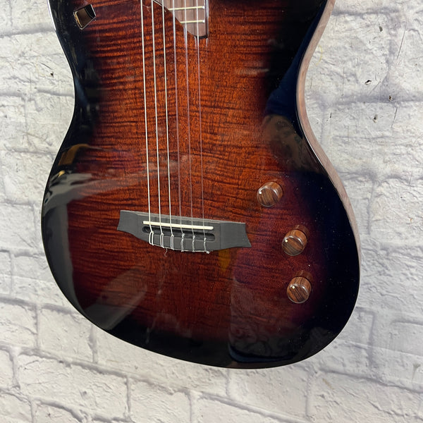 Cordoba Stage Nylon Thinline Nylon Acoustic Electric Guitar - Evolution ...