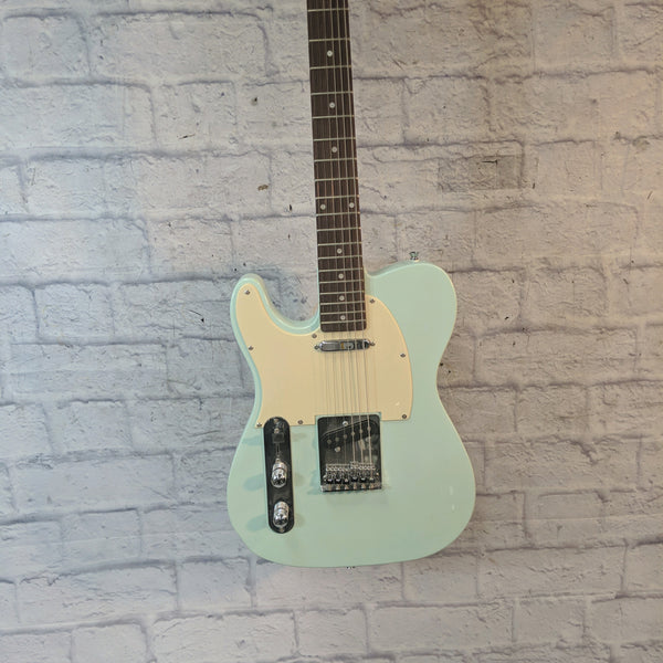 Sawtooth ET Series Tele Style Left Handed Lefty Surf Green Electric Gu ...