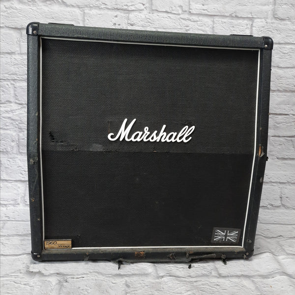 Marshall 1960AV Vintage 280-Watt 4x12" Angled Guitar Speaker Cabinet ...