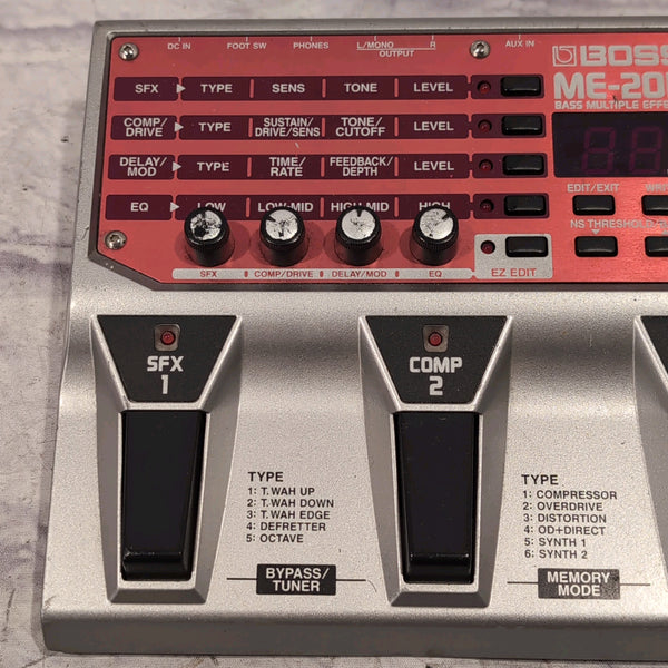 Boss ME-20B Bass Multi-Effect Unit - Evolution Music