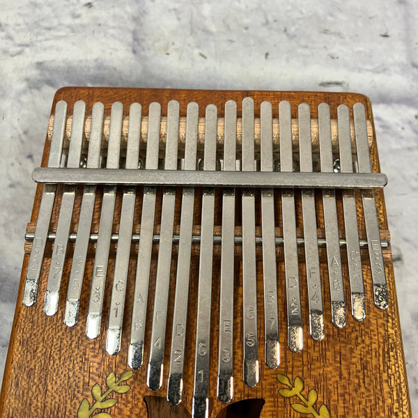 Unknown Butterfly Kalimba with Case - Evolution Music
