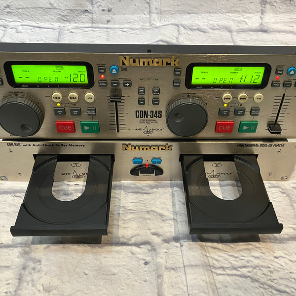 Numark CDN-34S Professional Dual CD Player - Evolution Music