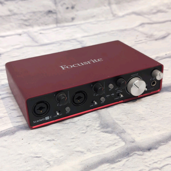 Focusrite Scarlett 2i4 2nd Gen USB Audio Interface - Evolution Music
