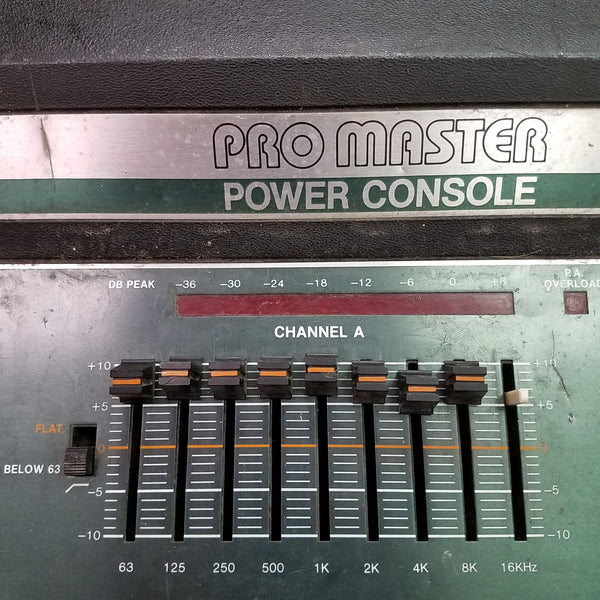 Shure Pro Master Power Console Powered Mixer - Evolution Music