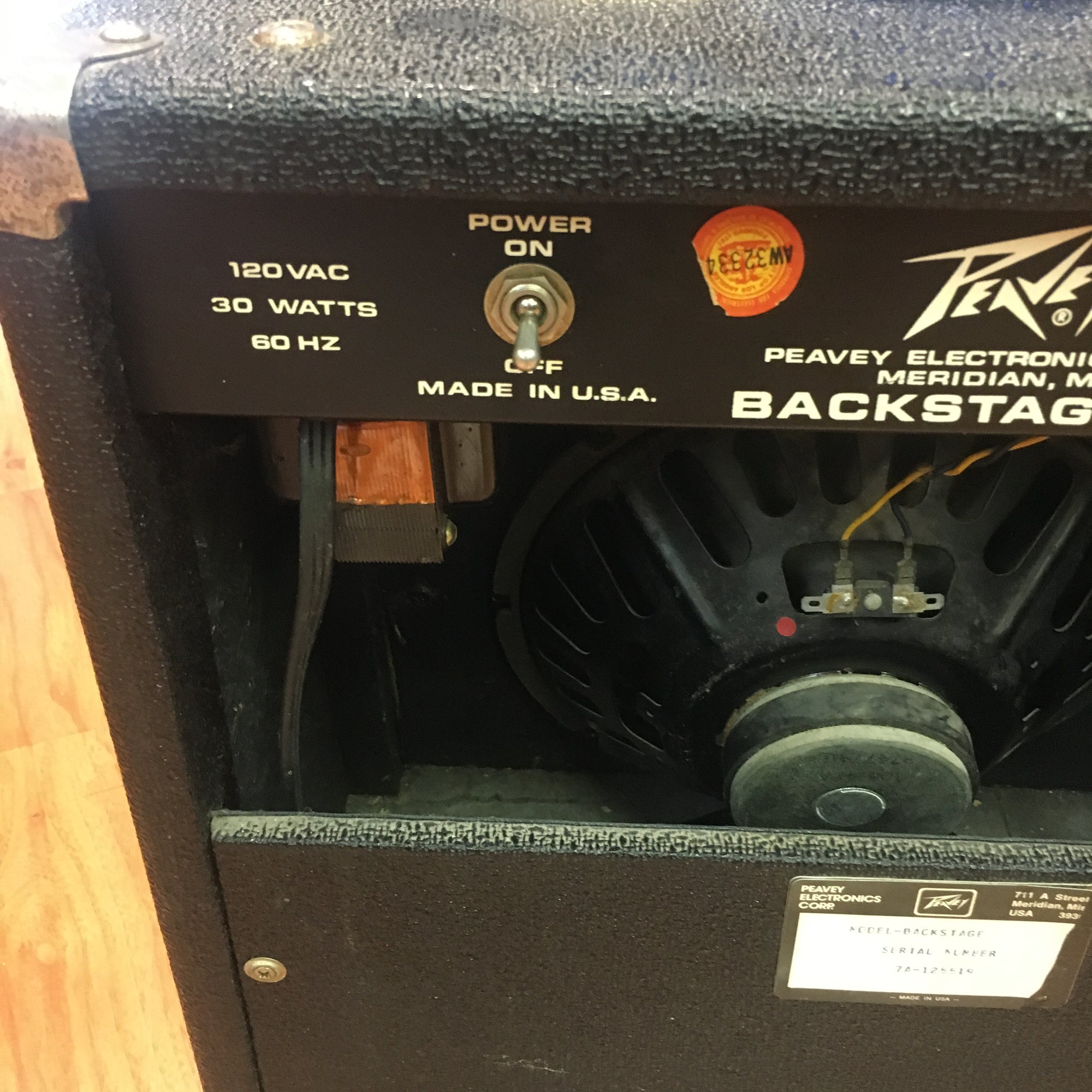 Peavey Backstage 30 Guitar Combo Amp - Evolution Music