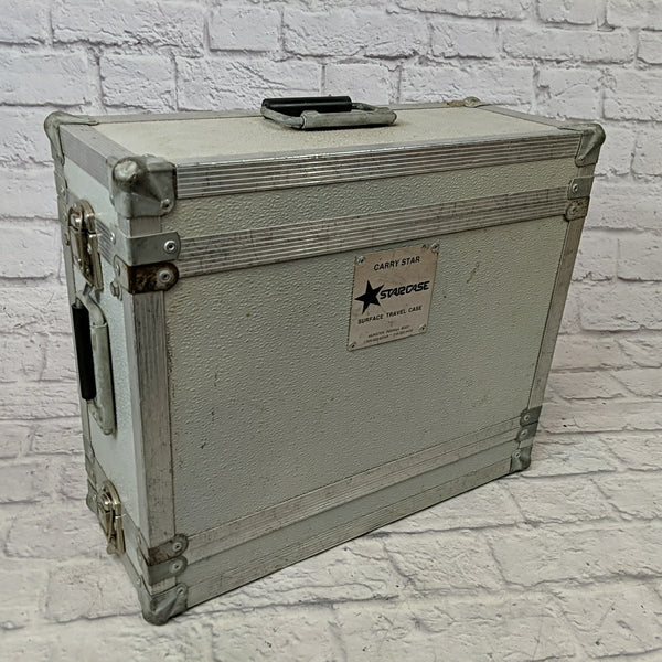 Starcase Carry Star Surface Travel White 4U Rack Case - Evolution Music