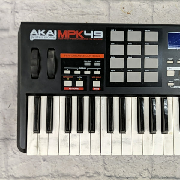 Akai MPK49 49-Key MIDI Controller - Evolution Music