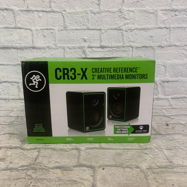Mackie CR3-x Studio Monitor Pair w/ Box - Evolution Music