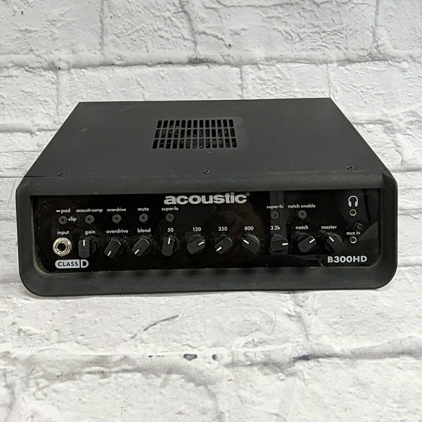 Acoustic B300HD Bass Head - Evolution Music