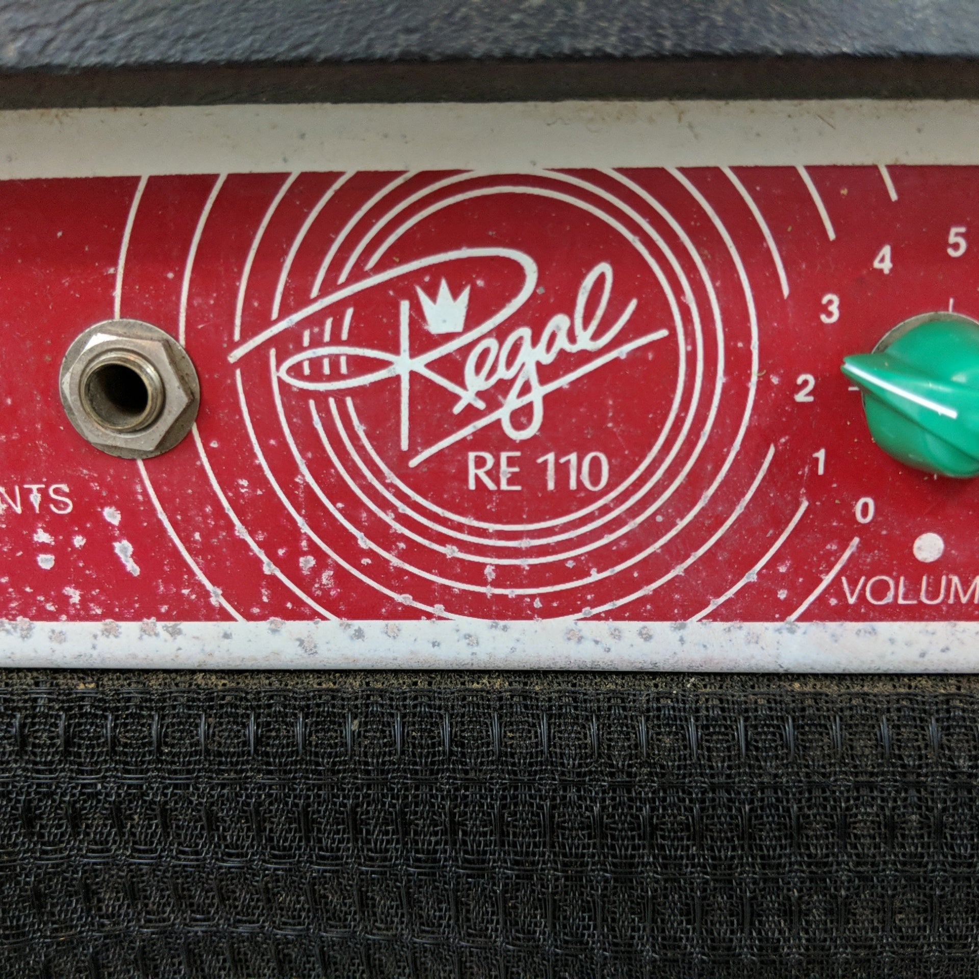 Vintage Regal RE110 Solid State Amp For Parts - Evolution Music