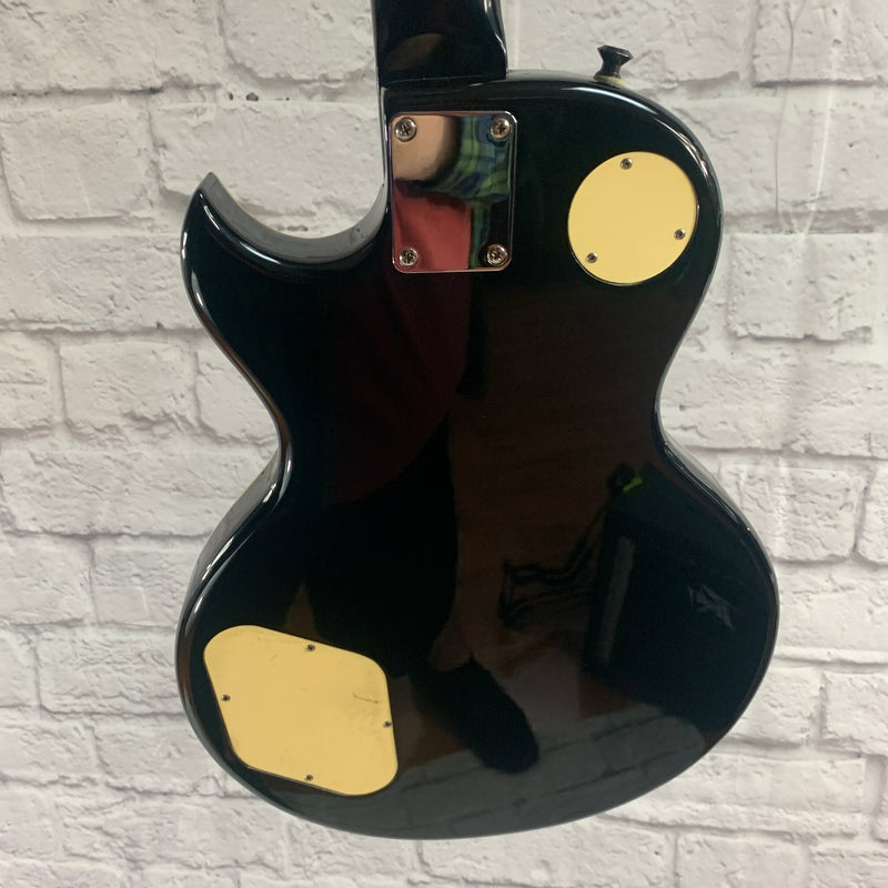 Austin LP Style Single Cut Electric Guitar Black - Evolution Music