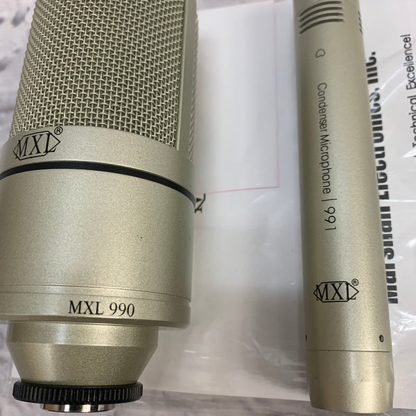 MXL 990 / 991 Condenser Microphone Set - Evolution Music