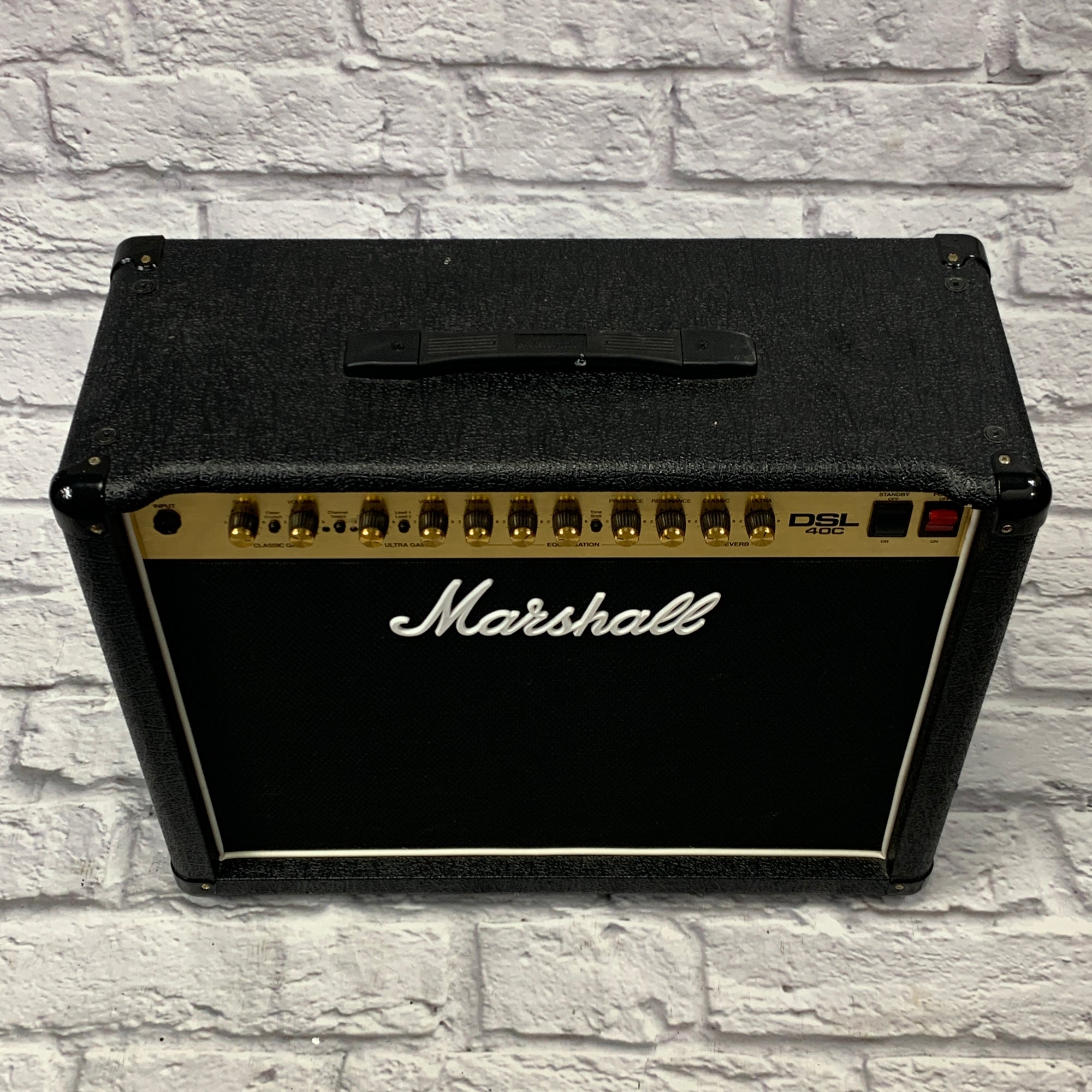 Marshall DSL 40C 40 Watt Tube Guitar Combo Amp w/ Footswitch ...
