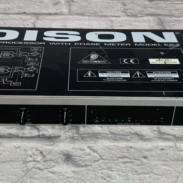 Behringer Edison EX-1 Stereo Image Processor w/ Phase Meter - Evolution ...