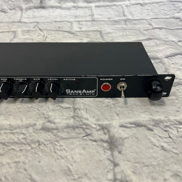 Tech 21 Sans Amp Bass RBI Rackmount Bass - Evolution Music