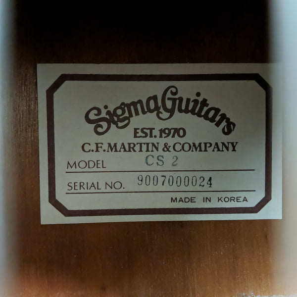 Sigma CS2 Classical Acoustic Guitar MIK - Evolution Music
