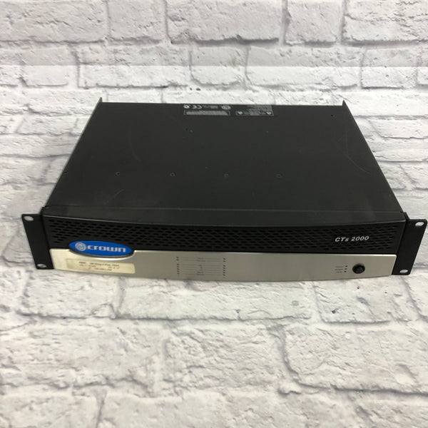 Crown CTS-2000 Power Amp with PIP-USP/CN CobraNet Card - Evolution Music
