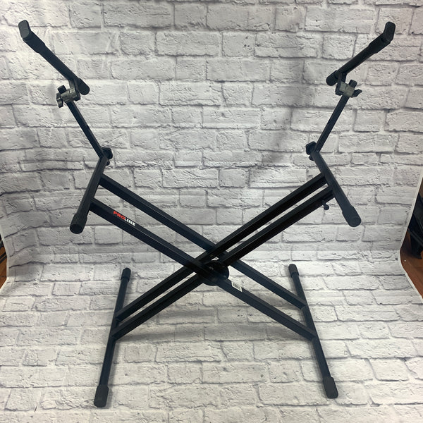 Proline Double Tier Keyboard Stand - Evolution Music