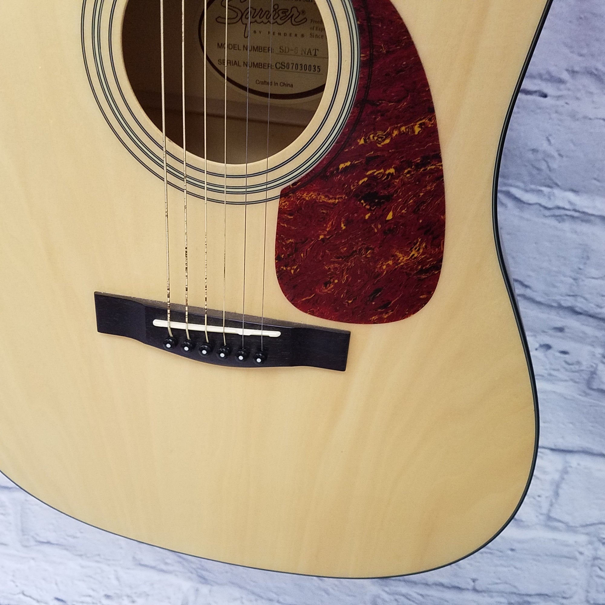 Squier Acoustic Guitar SD-6 nat CS07030035 - Evolution Music